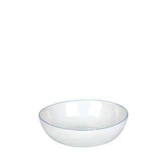 LAMBERT [A1] Piana SCHÜSSEL WEIß Rand HELLBLAU D 20,5 cm [SP]