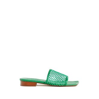 Souliers Martinez Mules plates Chica en cuir