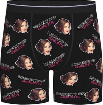 Generic Boxer personnalis&eacute; avec Visage Photo Calecon personnalise Homme Drole cale&ccedil;on personnalis&eacute; Saint-Valentin Humour Cadeau Homme Personnalisable pour Mar