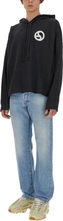 Acne Studios Cotton Hoodie - Black