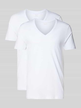 Falke T-Shirt mit V-Ausschnitt Modell Daily Comfort
