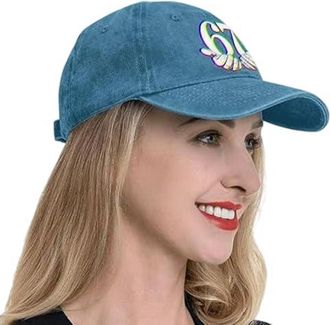 Generico Chapeaux de Baseball pour femme - Design avec impression lavable | Chapeau de Baseball pour le soleil | Pour hommes, femmes, jeunes, adolescents, rand