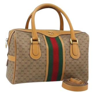 Gucci Sac Boston Pre-owned - Femme - Pre-owned - Beige - Taille: ONE Size