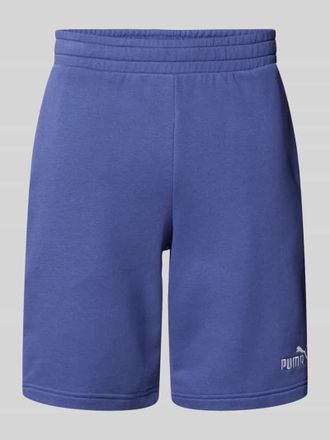 Puma Regular Fit Sweatshorts mit Label-Stitching