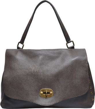 Anna Luchini Kastanienbraun Rindsledertasche