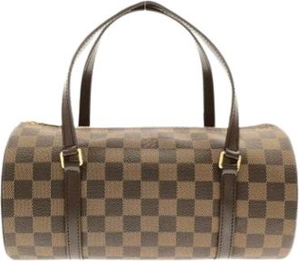 Louis Vuitton Sac &agrave; main en toile enduite Pre-owned - Femme - Pre-owned - Brun - Taille: ONE Size
