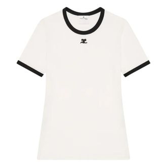 Courr&egrave;ges T-Shirts - - Tops - Damen - Wei&szlig; - S
