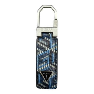 Guess Porte-cl&eacute;s Ederlo G Cube Logo - Homme - Accessoires - Bleu - Taille: ONE Size