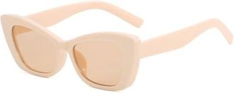 Generic Lunettes De Soleil Femmes Petit Cadre Vacances Hommes Conducteur(Beige)