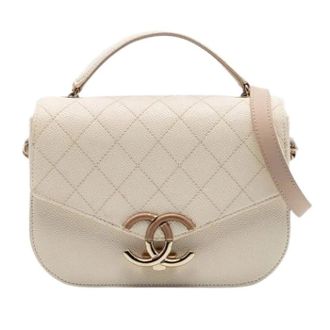 Chanel Pre-owned Quilted Satchel - - Pre-owned - Damen - Beige - ONE SIZE