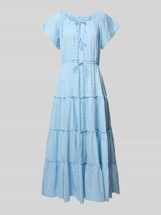 Scotch & Soda Maxikleid im Stufen-Look mit Schn&uuml;rung
