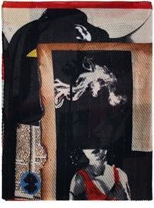 Desigual Newspaper Lacro Rectangle Foulard Tutti Fruti