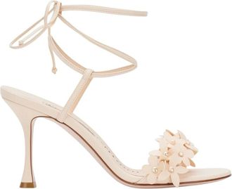 Manolo Blahnik Femme, Chaussures, Rose, Taille: 38 EU High Heel Sandales