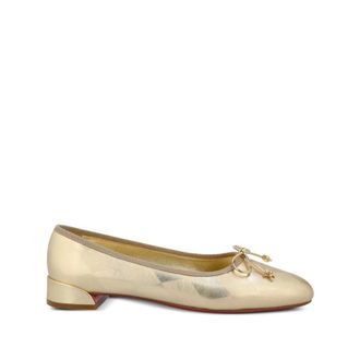 Christian Louboutin Femme, Chaussures, Gris, Taille: 38 1/2 EU Sweetie Jane Ballerines