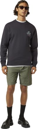 Scotch & Soda Regular Fit Front and Back Artwork Sweatshirt