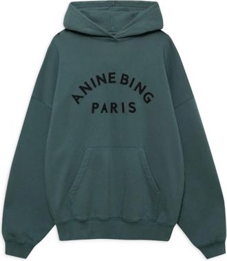 Anine Bing Femme, Sweatshirts et sweats à capuche, Vert, Taille: 40 FR Sweat à capuche élégant pour un look tendance
