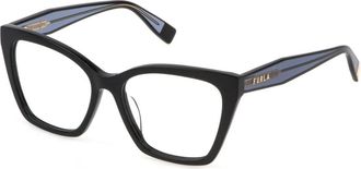 Furla Femme, Accessoires, Noir, Taille: 53 MM Vfu828 Monture Optique