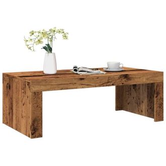 vidaXL Table basse vieux bois 102x50x35 cm bois ding&eacute;nierie Vidaxl