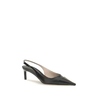 Tom Ford Womens Calf Leather Slingback Heel Black Bos