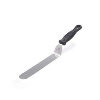 De Buyer De Buyer - Spatule pâtissière coudée en acier inoxydable FKOfficium - 20 cm -, Noir