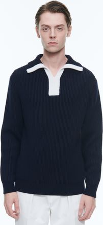 Fursac Pull col camionneur laine et coton - Taille XXL - Homme