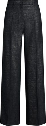 Kiton Femme, Pantalons, Bleu, Taille: 40 FR Tailored Wool Pantalons