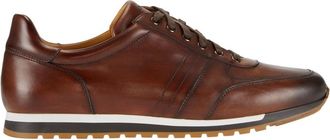 Magnanni Low Top Leder-Sneaker in Runner-Form in