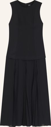 HUGO BOSS Kleid Detulip Regular Fit blau