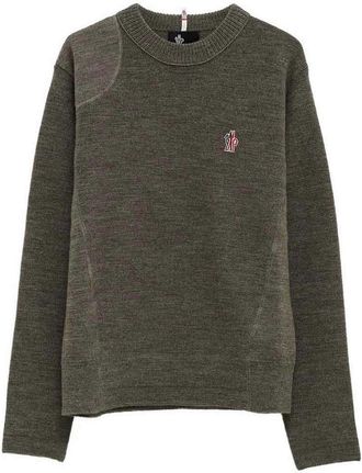 Moncler Pull Col Rond - Gris