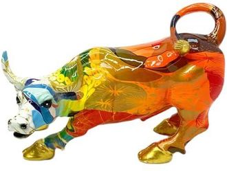 Generic Figurine de de Wall Street, Sculpture de Figurine de - Statue de de Charge,Figurine de en r&eacute;sine, d&eacute;coration de Lieu de Travail &eacute;l&eacute;gante pour la Maiso