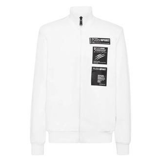 Plein Sport Homme, Sport, Blanc, Taille: XL Veste de jogging Scratch