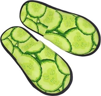 Generic Concombre Unisexe Slippers L&eacute;g&egrave;res Chaussons Chaud Chaussures De Maison Pour Ext&eacute;rieur Int&eacute;rieur Automne L