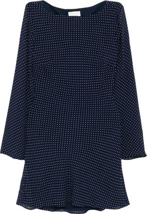 Reformation robe courte Esra - Bleu