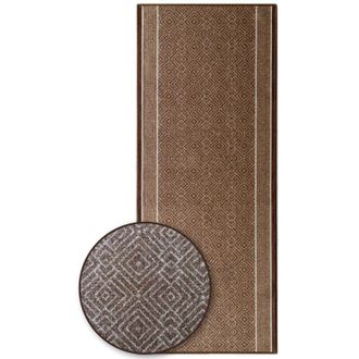 Floordirekt Teppich-L&auml;ufer auf Ma&szlig; Olymp Braun 80 x 500 cm