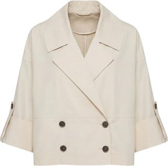 PESERICO Femme, Vestes, Beige, Taille: 38 FR Cappa Trench