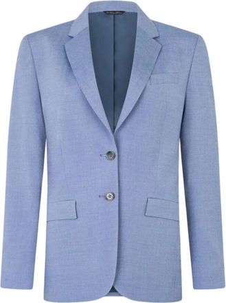Brooks Brothers Femme, Vestes, Bleu, Taille: 40 FR Wool Blend Blazer