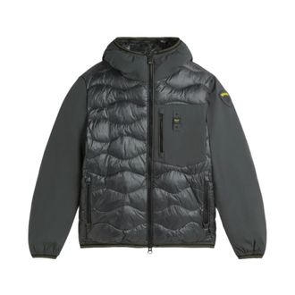 Blauer Herren, Jacken, Grau, LGr&ouml;&szlig;e