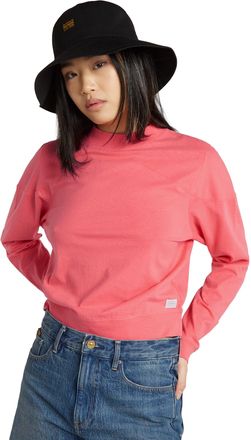 G-Star G-Star RAW Womens Tops Constructed Loose Mock t ls wmn, Rosa (Flamingo D24627-D601-2023), XL