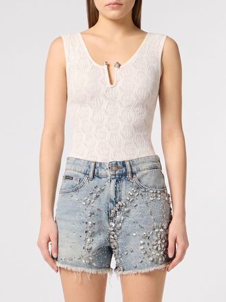 Philipp Plein Top Femme couleur Blanc