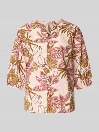 Soyaconcept Regular Fit Bluse mit floralem Allover-Print