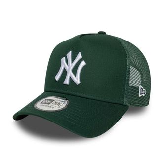 New Era A-Frame Trucker Cap - New York Yankees Forest Green