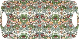 Lesser & Pavey The Leonardo Collection William Morris Erdbeerdieb, mittelgro&szlig;es Tablett zum Servieren von Gerichten, Serviertablett f&uuml;r K&uuml;chenzubeh&ouml;r, Servierplatte 