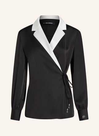 Karl Lagerfeld Bluse schwarz