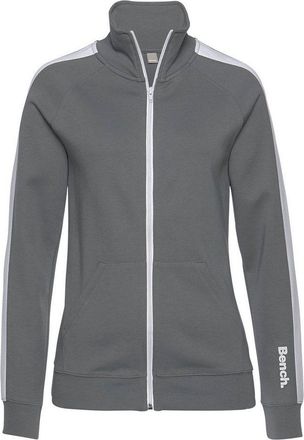 Bench Sweatjacke mit Seitenstreifen und Stehkragen, Loungewear