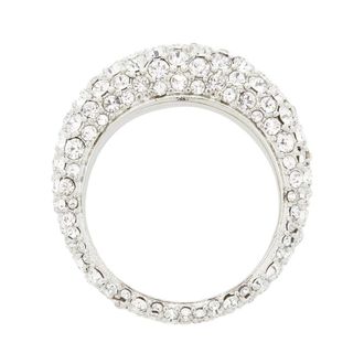 Amina Muaddi Femme, Accessoires, Gris, Taille: 52 MM Bague Bijoux Argent