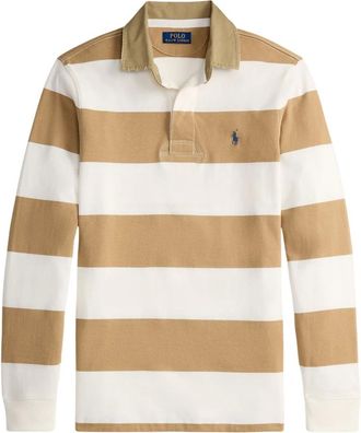 Ralph Lauren Homme, Tops, Brun, Taille: M Polo Rugby Coupe Classique