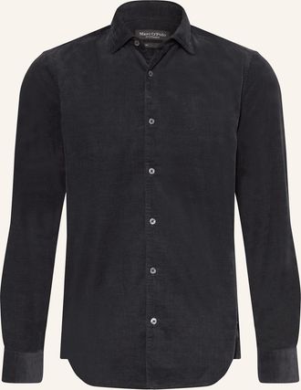 Marc O'Polo Marc Opolo Cordhemd Shaped Fit blau