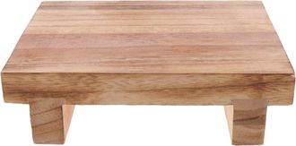 DOITOOL Ergonomischer Tritthocker aus Massivholz f&uuml;r Senioren rutschfest Geneigtes Design f&uuml;r Fu&szlig;st&uuml;tze Vielseitig als Fu&szlig;hocker im B&uuml;ro und Zuhause Geeignet 