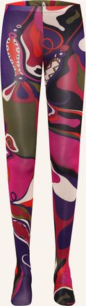 Pucci Strumpfhose Mit Geschenkbox pink