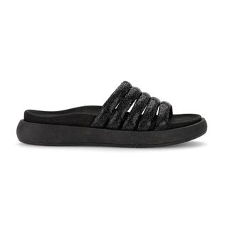 Gabor Schwarze Textile Pantoletten - - Shoes - Damen - Schwarzk - 39 EU